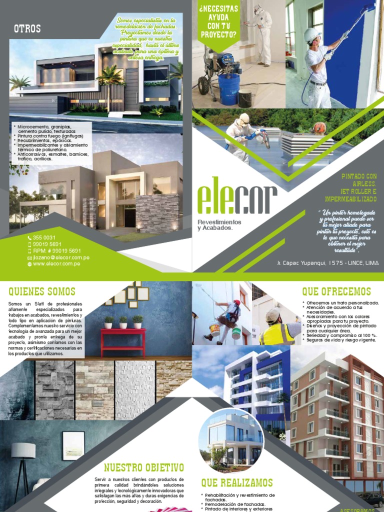 Diptico Elecor | PDF | Pinturas