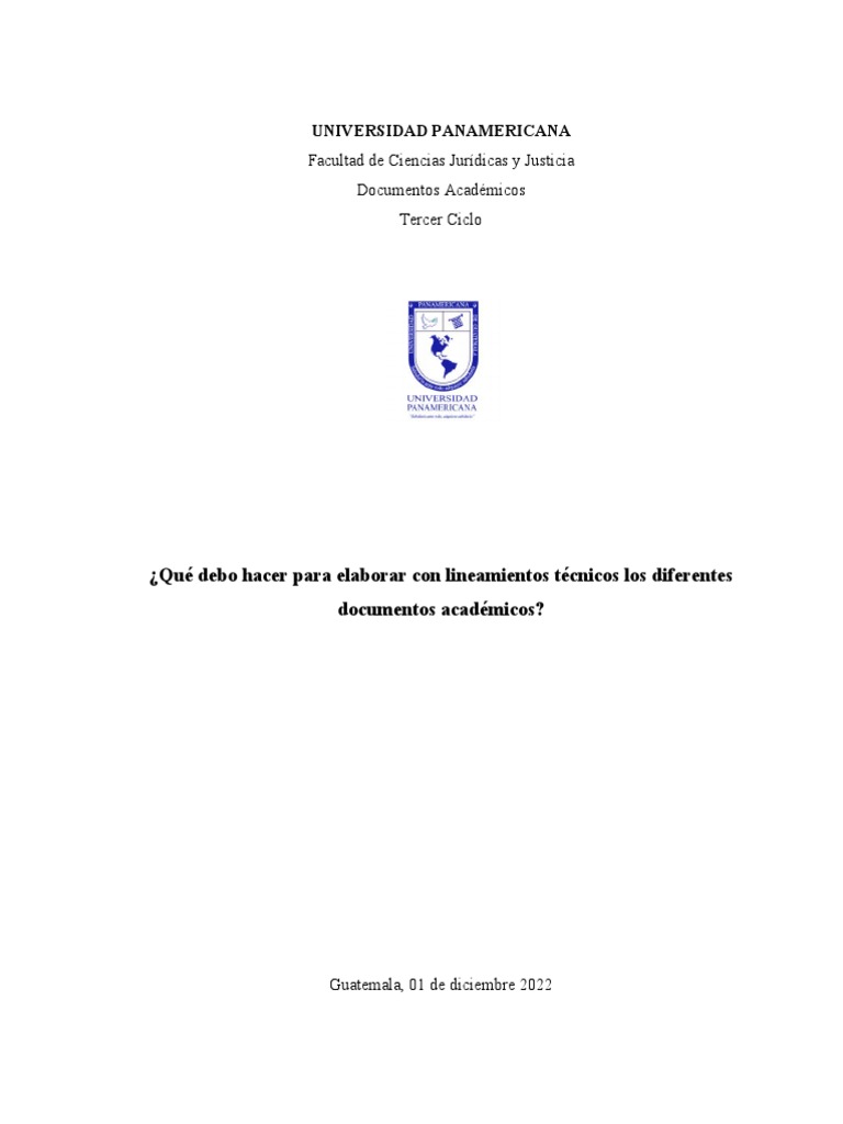 Guía para Elaborar Documentos Académicos | PDF | Estadísticas | Ensayos