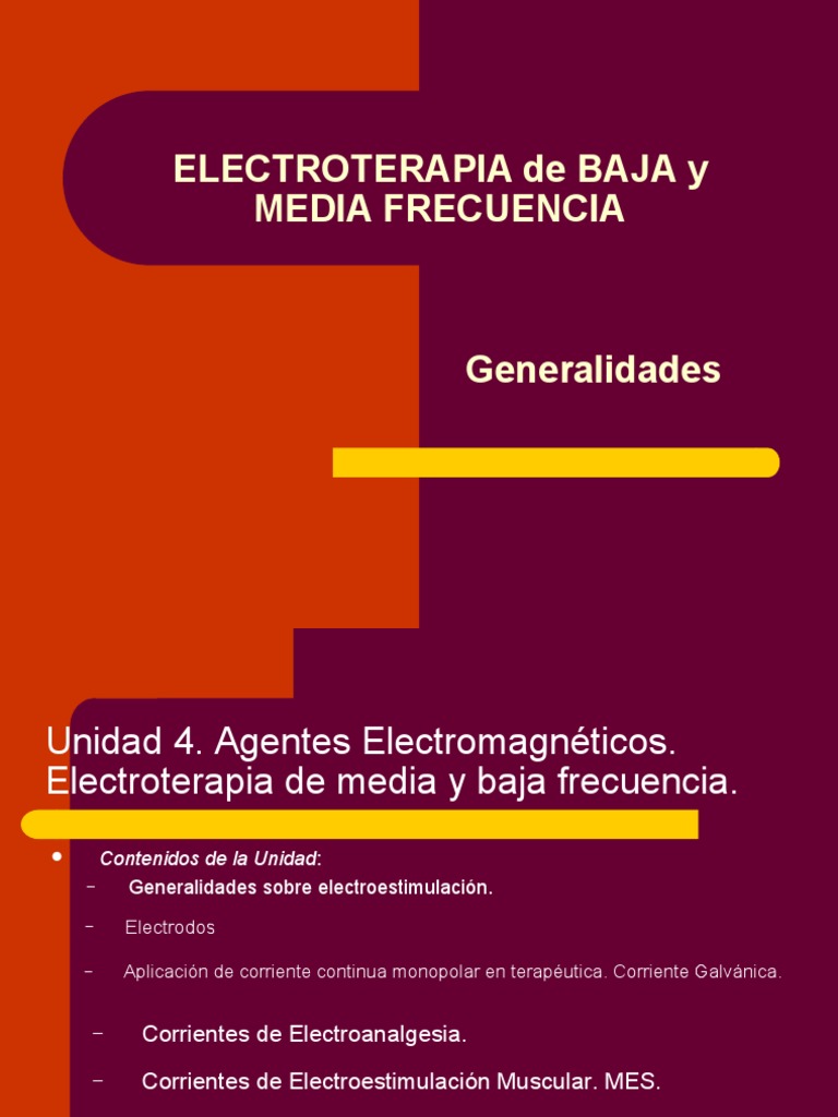 ELECTROT Baja y Media Frec Parametros Gral | PDF | Corriente eléctrica ...