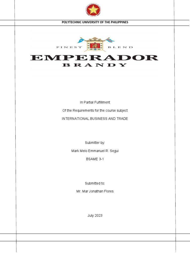 Empe Ni Mark Melo | PDF | Whisky | Distilled Drinks