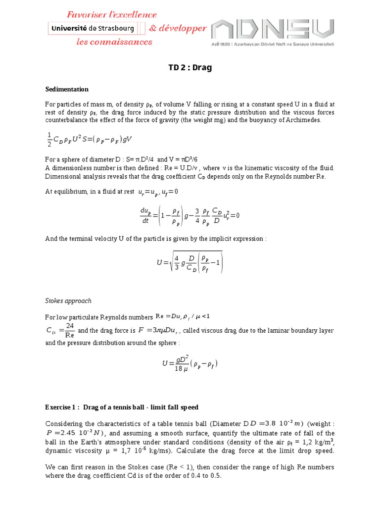 Drag Tutorial | Download Free PDF | Drag (Physics) | Viscosity