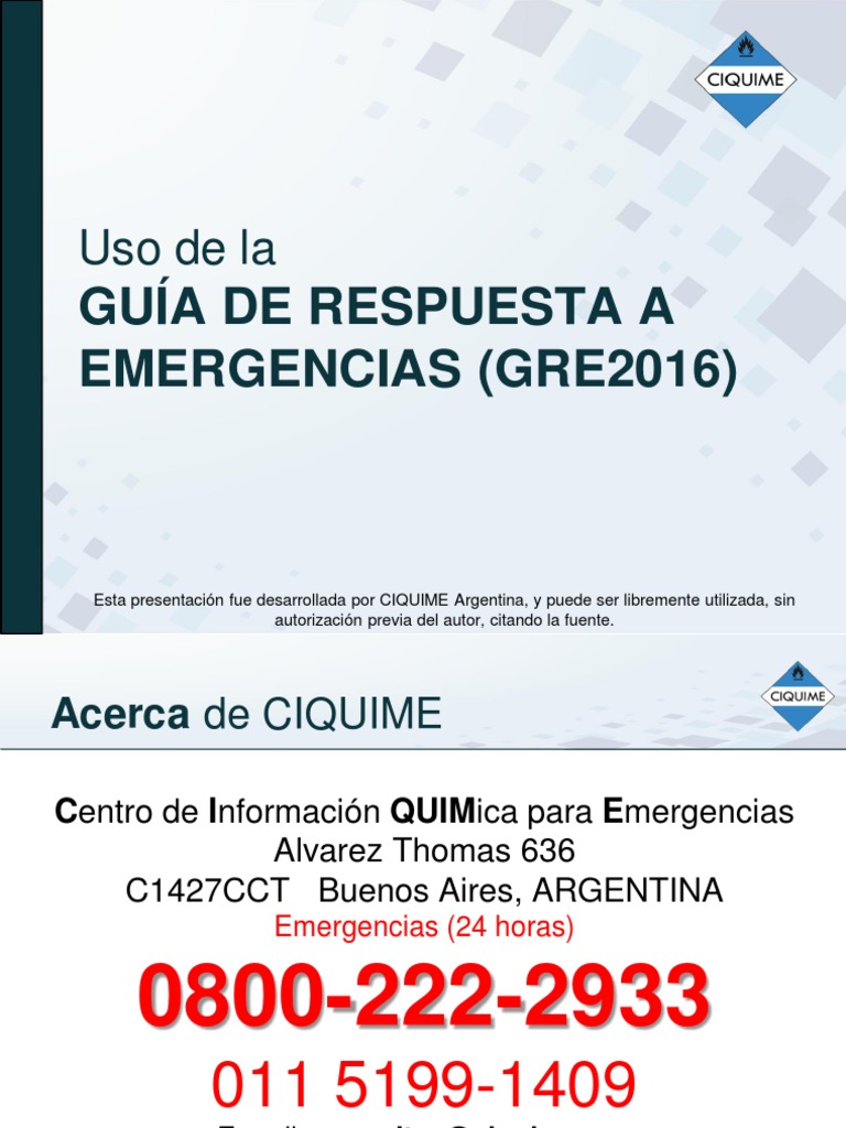 Uso de La Guia Gre | PDF | Cloro | Amoníaco