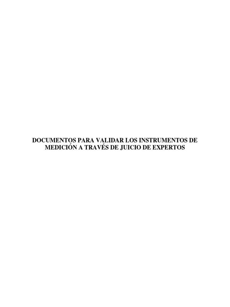 Documentos de Validación Por Criterio de Jueces Expertos - Eca-R | PDF | Validez (Estadísticas)