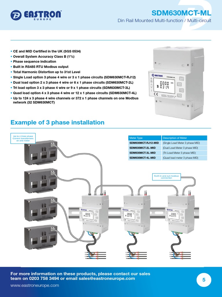 SDM630MCT-ML Datasheet Dec22 | PDF | Quantity | Materials Science