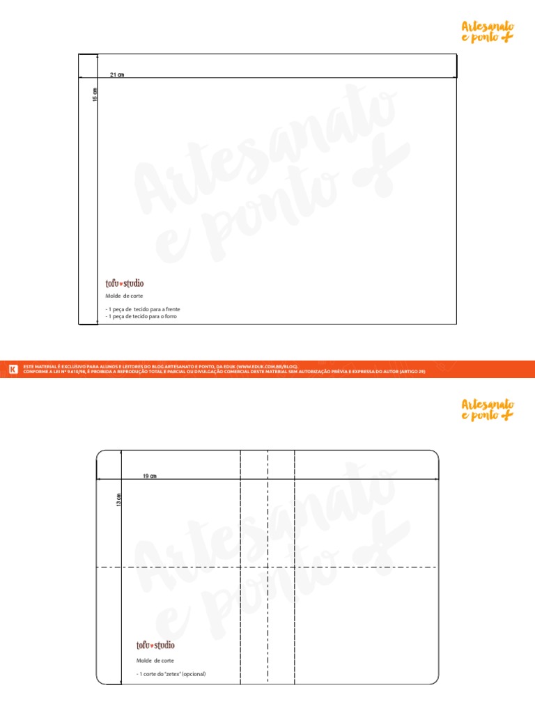 Molde Porta Documentos | PDF