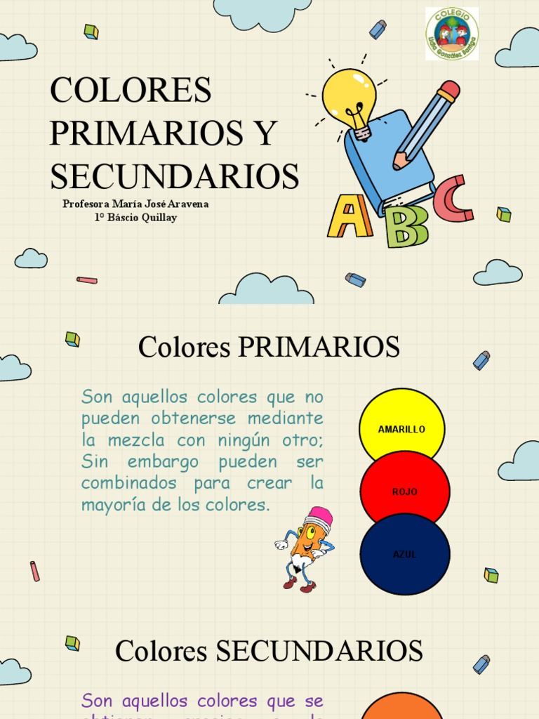 Colores Primarios y Secundarios Clase 2 | PDF | Color | Diseño gráfico