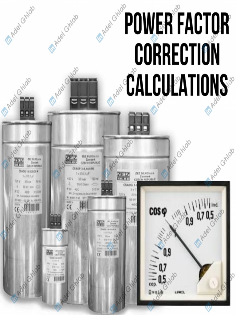 Power Factor Correction Calculations | PDF