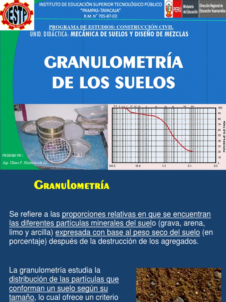 Unidad 4. Granulometria de Suelos | PDF | Mecánica de suelos | Suelo