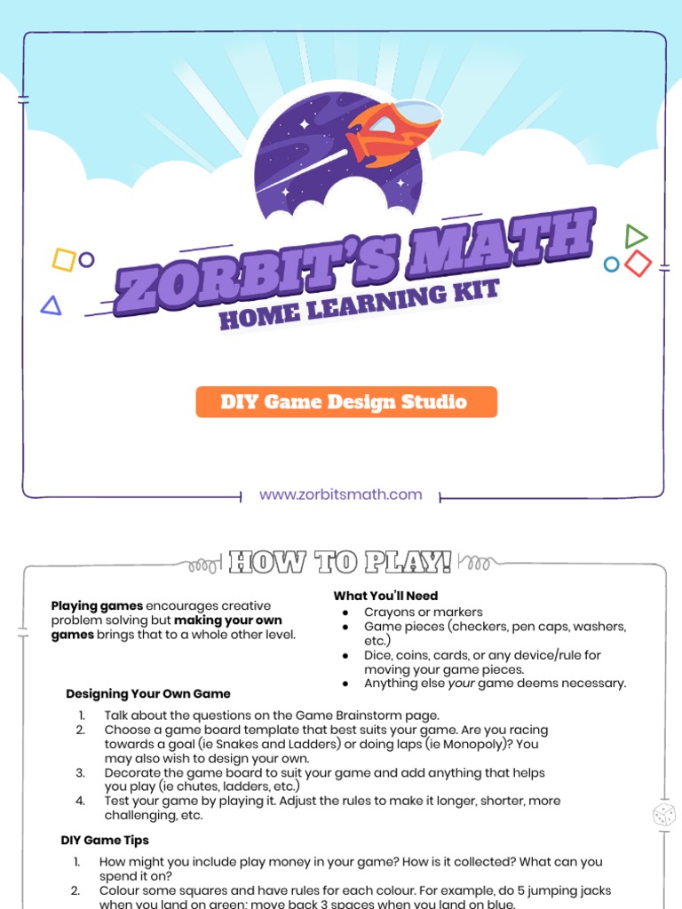 DIY Game Design for Kids | PDF