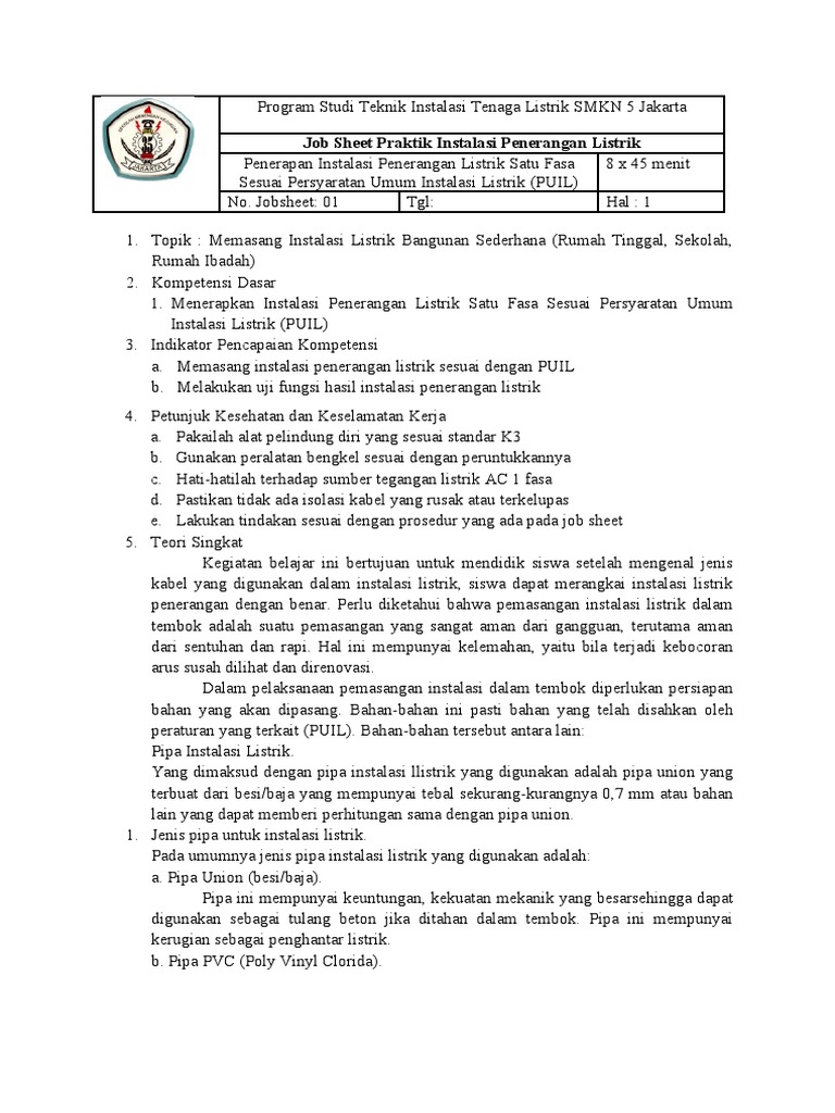 JobSheet 2 IPL | PDF