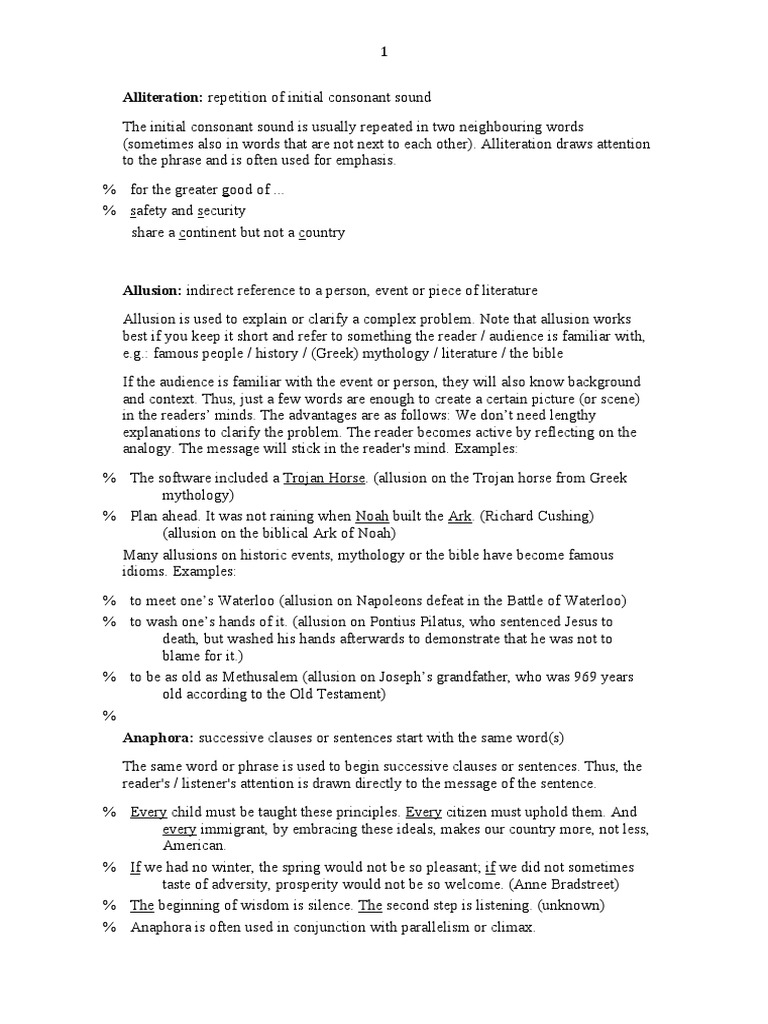 Stylistic Devices (In Alphabetical Order) | PDF | Irony | Poetic Devices