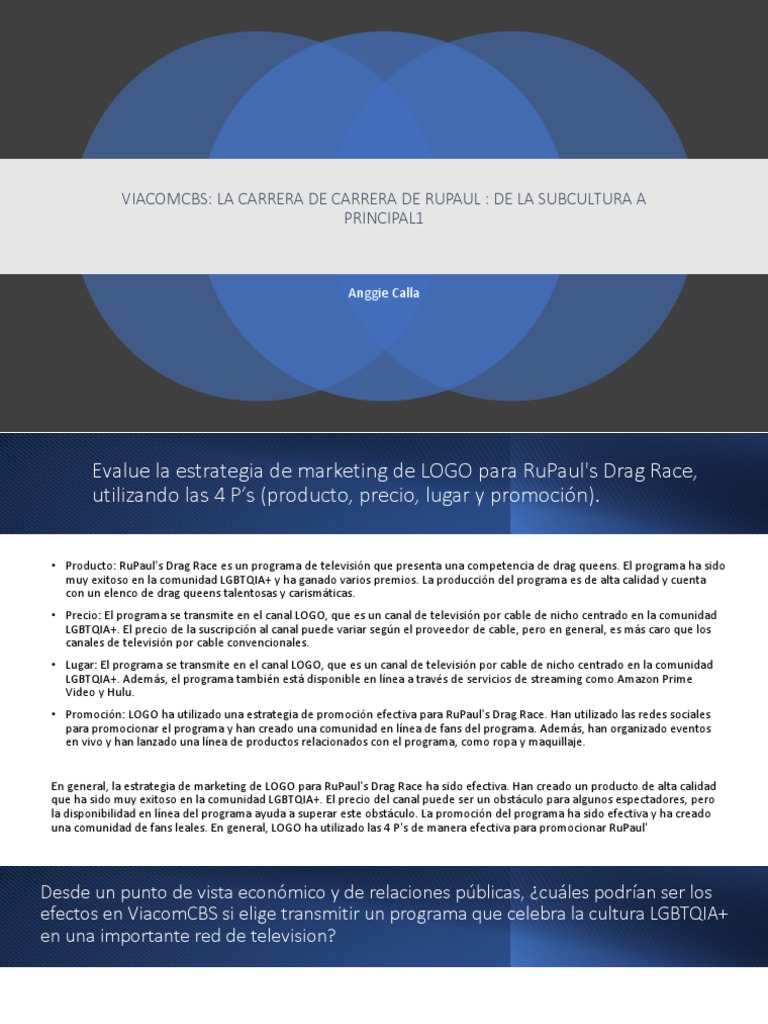 VIACOMCBS - Nuevos Medios y Nuevas Tendencias - Anggie | PDF ...