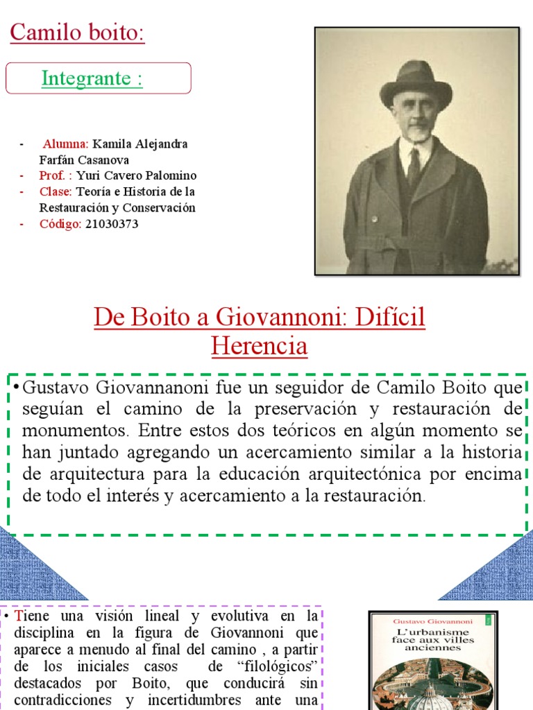 Camilo Boito | PDF | Teoría | Science
