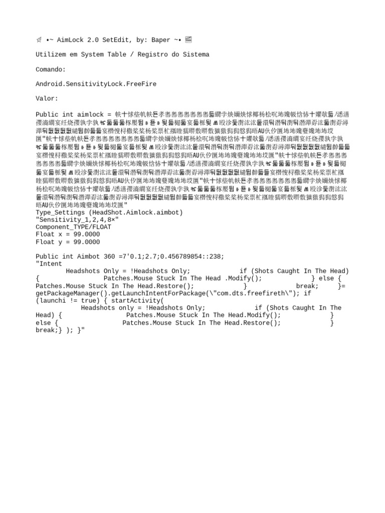 Aimlock 2.0 | PDF | Computers