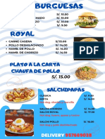 Carta Tanta | PDF | Alimentos | Cocina de las Americas