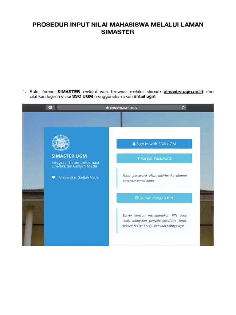 Simaster Input Nilai | PDF | Karier & Perkembangan | Komputer