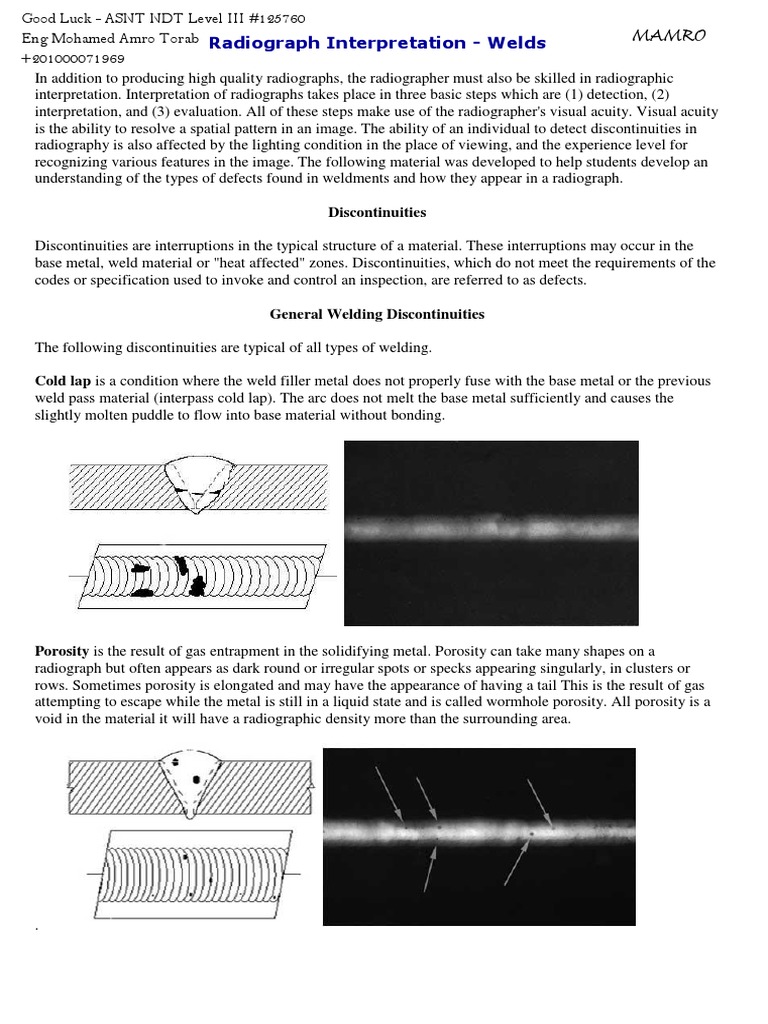 RT Interpretation-Signed | PDF | Construction | Welding