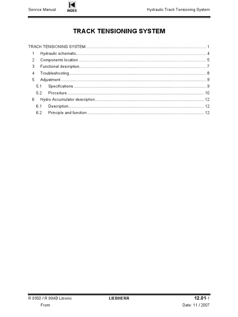 12 - Track Tensioning System | PDF | Valve | Mechanical Engineering