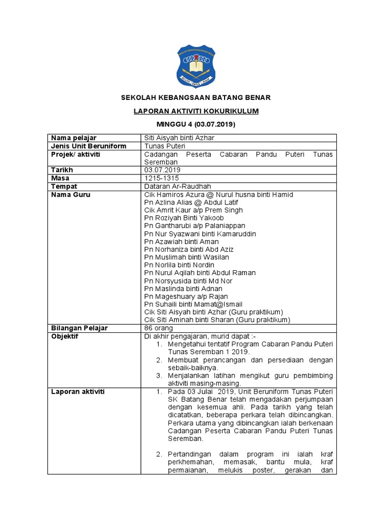 Laporan Koko Minggu 4 | PDF