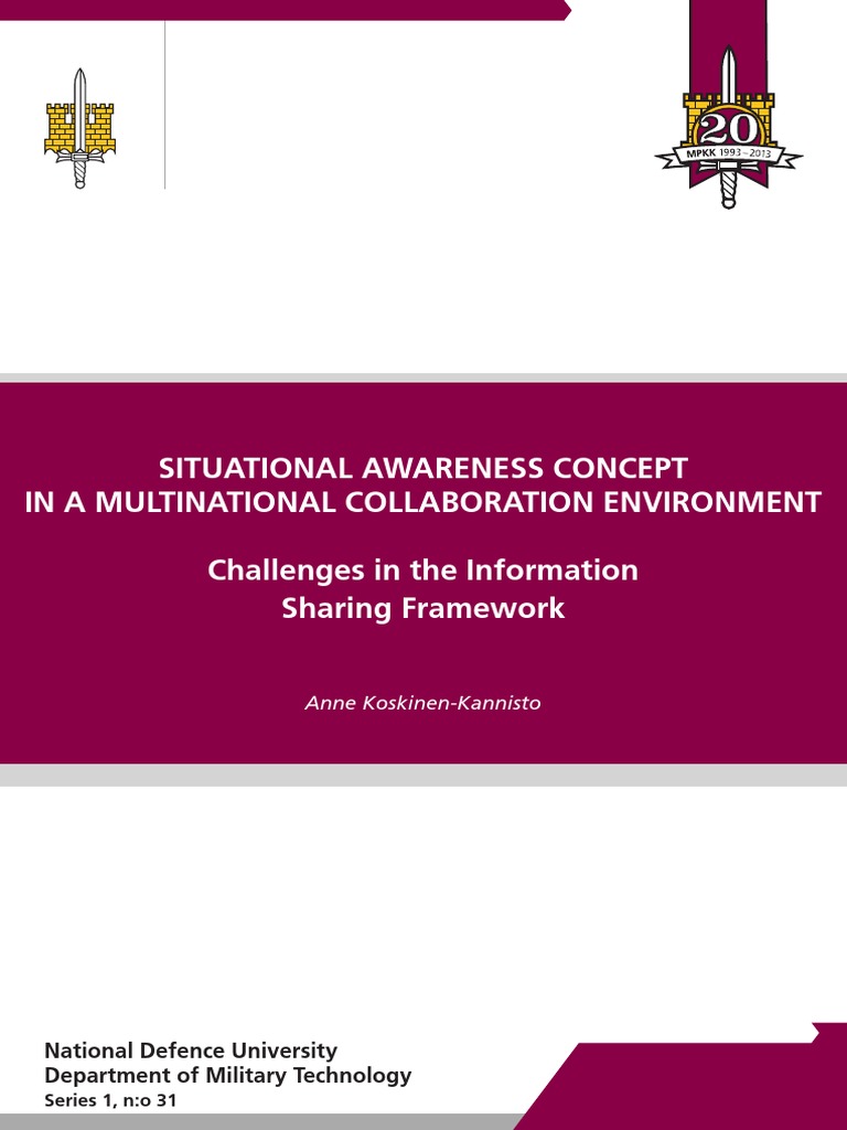 Situational Awareness Concept in A Multinational Collaboration ...