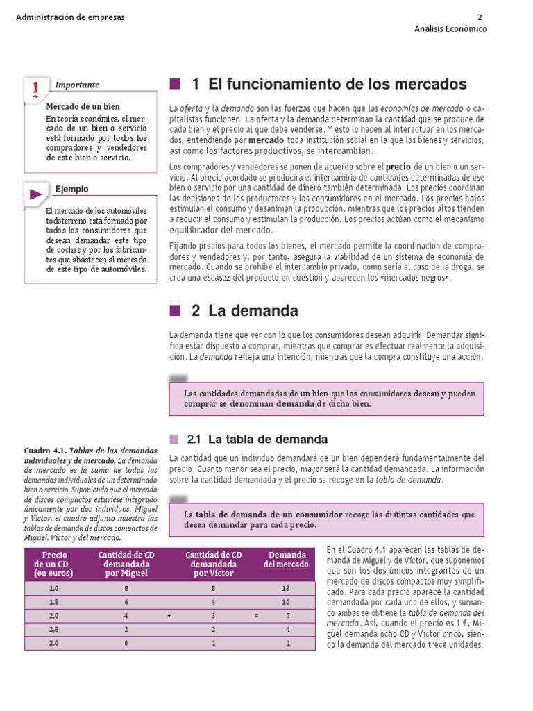 Análisis de la Demanda de Mercado | PDF | Oferta y demanda | Mercado ...