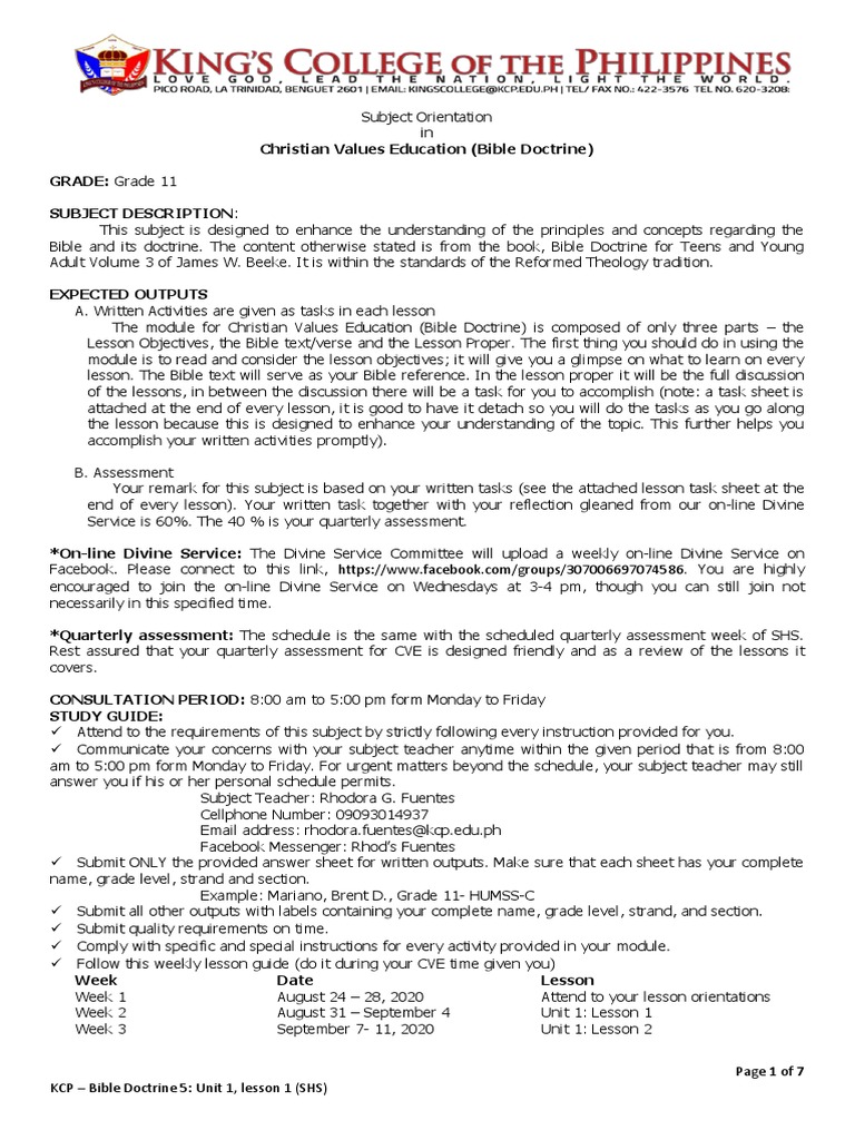 G11 Christian Values Education | PDF | The Gospel | God