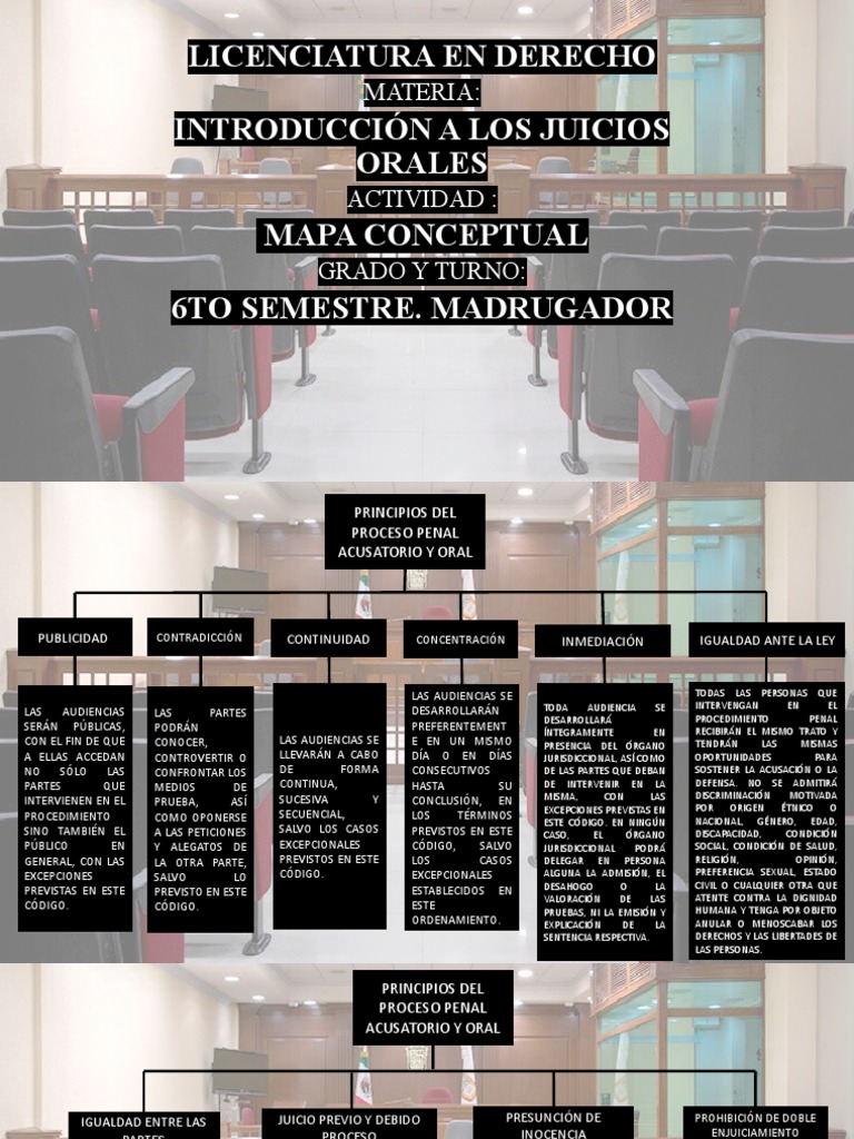 Tarea Mapa Conceptual | PDF | Procedimiento Criminal | Sentencia (ley)