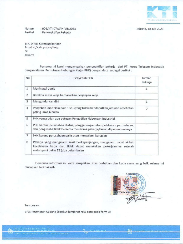 File Penonaktifan Bpjs Kesehatan Kti Pdf