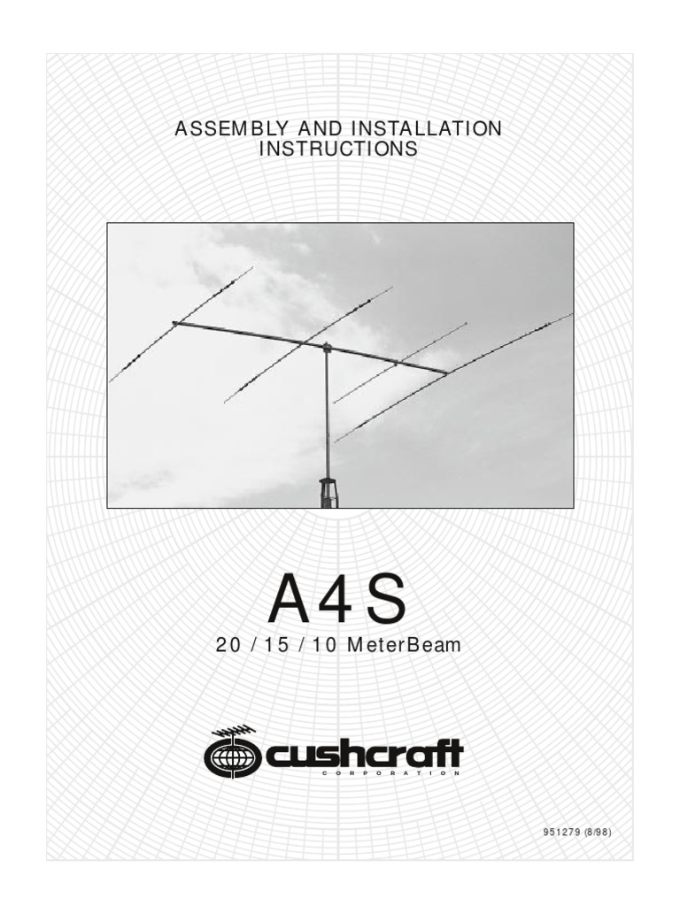 A-4S Manual | PDF | Antenna (Radio) | Electronics