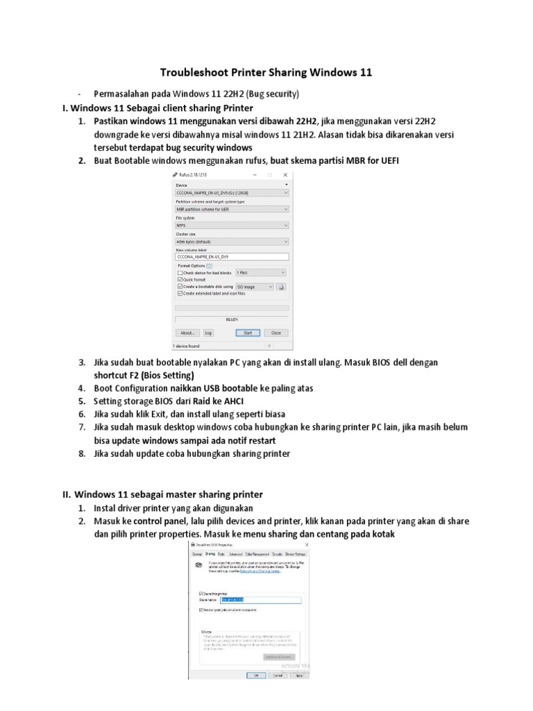 Mengatasi Masalah Sharing Printer di Windows 11 | PDF | Komputer