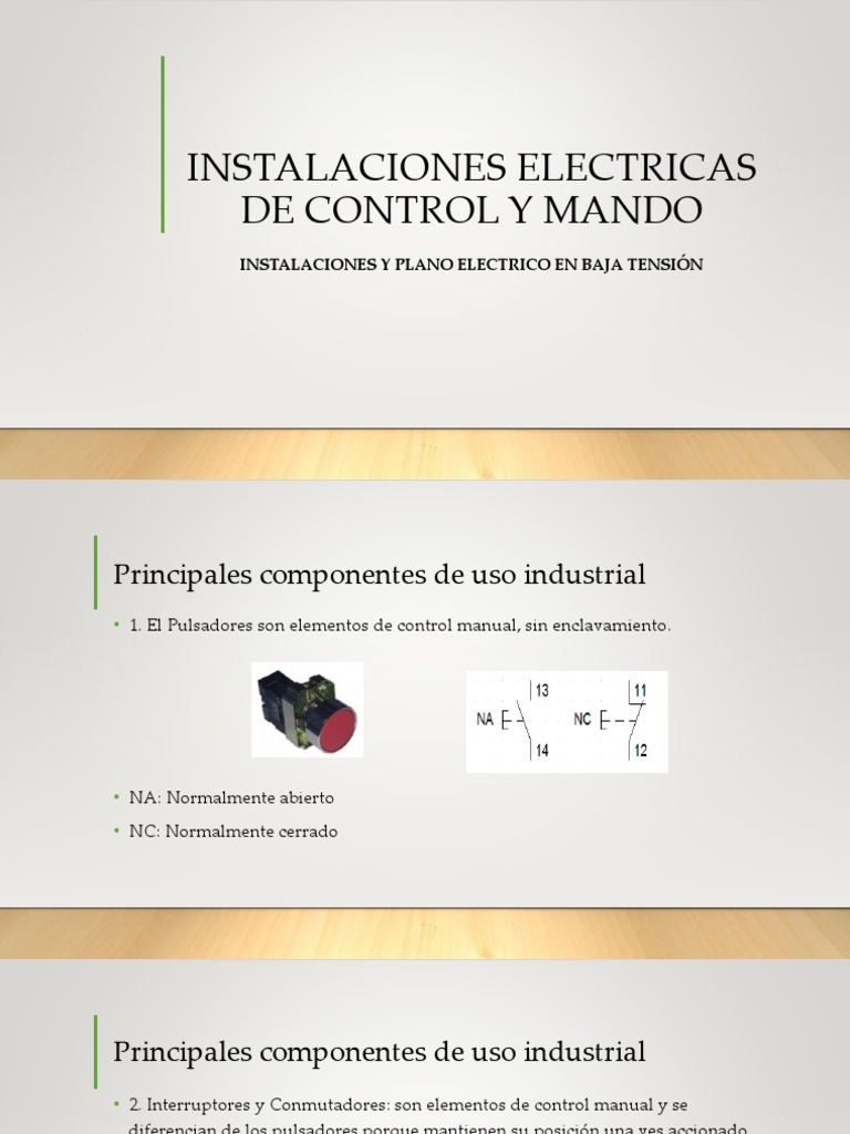 8 Instalaciones Electricas de Control y Mando | Descargar gratis PDF ...