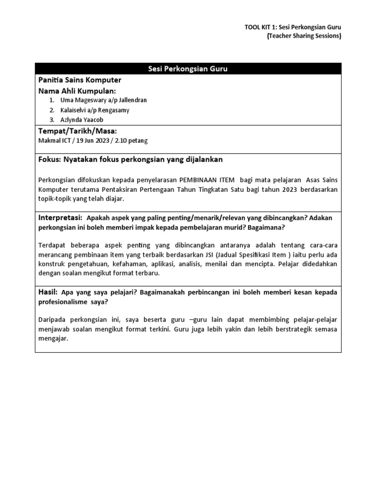 Laporan PLC Jun | PDF