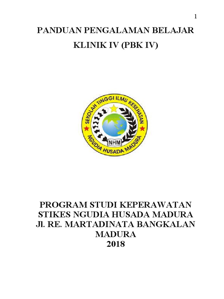 Buku Panduan PBK 4 TH 2018 | PDF