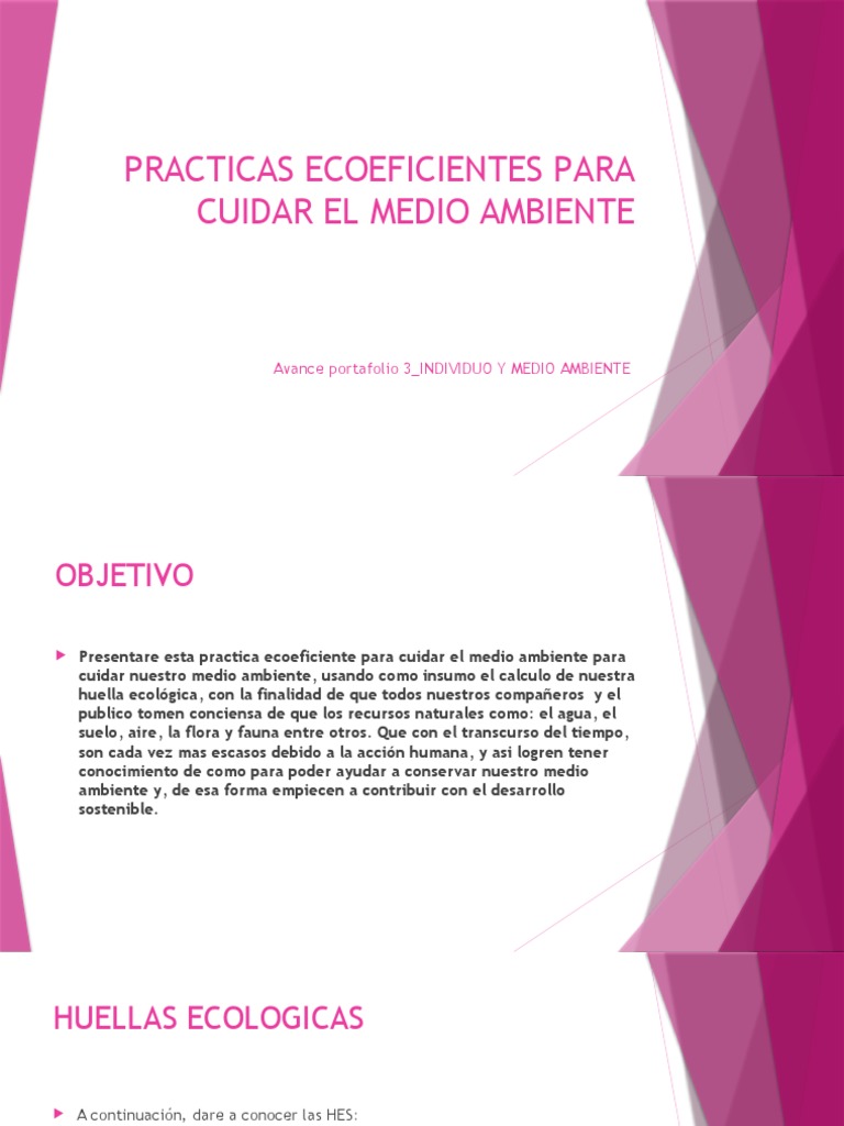 Practicas Ecoeficientes para Cuidar El Medio Ambiente | PDF ...