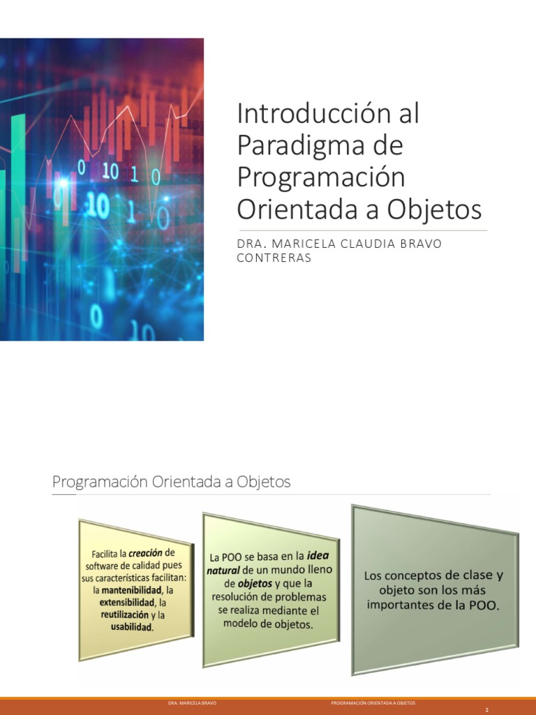 Introducción Al Paradigma de POO | PDF | Programación orientada a objetos | Objeto (informática)