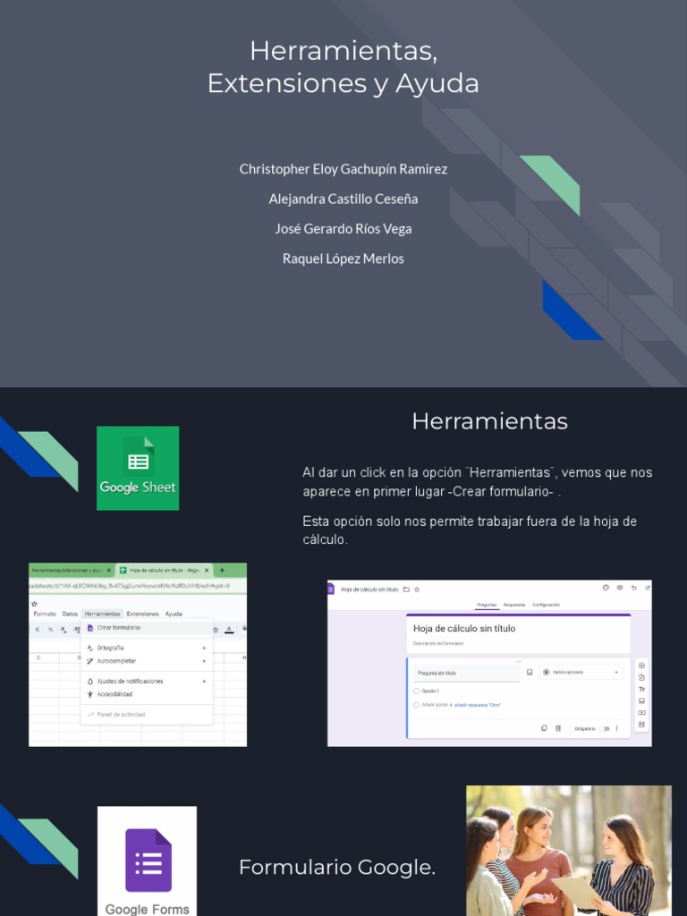 Herramientas, Extenciones y Ayuda | PDF | Software de la aplicacion | Microsoft Excel