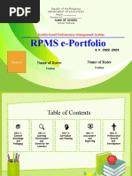 RPMS 2022 2023 Pink Design | PDF | Lesson Plan | Educational Assessment