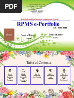 RPMS 2022 2023 Pink Design | PDF | Lesson Plan | Educational Assessment