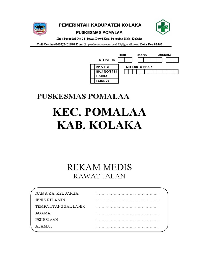 Sampul RM Rawat Jalan | PDF