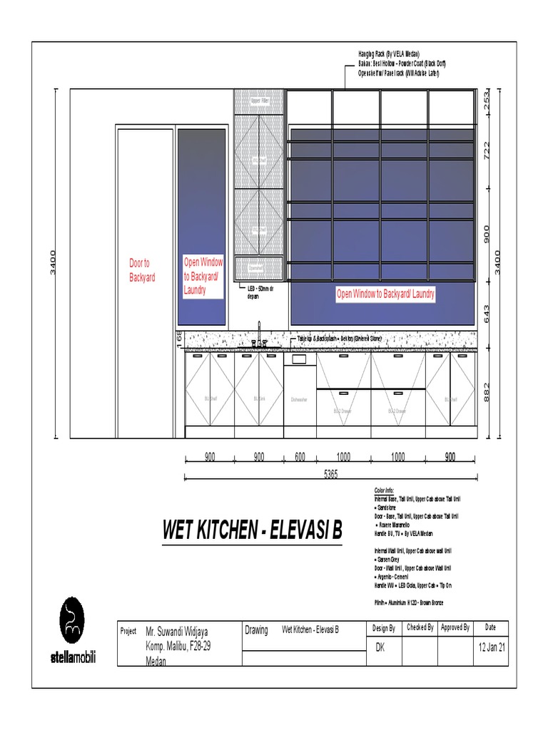 MR Suwandi - Malibu F28 - Dapur Kotor - 250121-Model 3 | PDF | Home | Materials