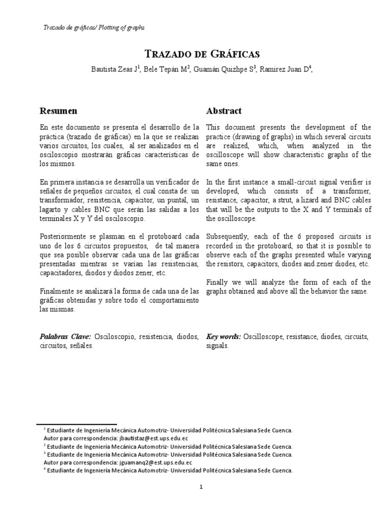 Informe Ieee Pdf Metrología Electricidad