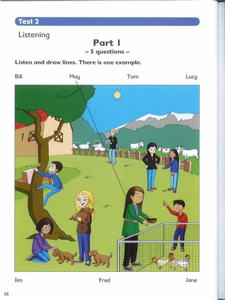 Test 3 A1 Movers Three Practice Tests | PDF