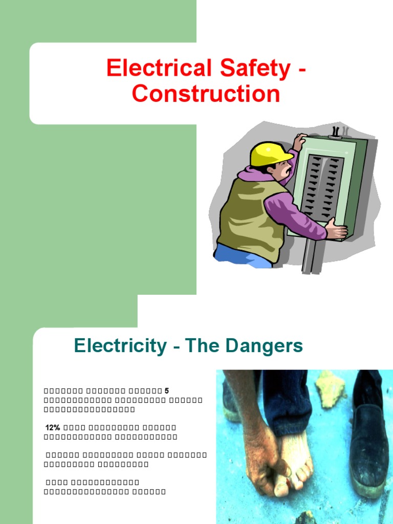 Electrical Safety - Construction HSE Presentations HSE Formats | Download Free PDF | Fuse ...