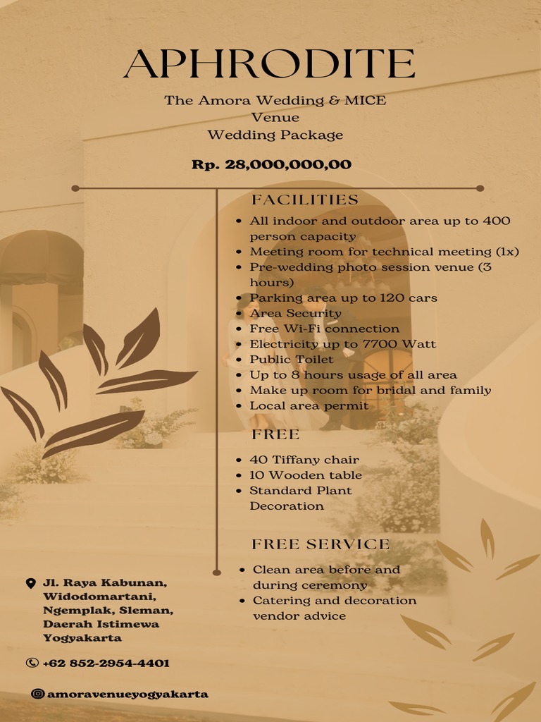 Wedding Package Amora Pdf
