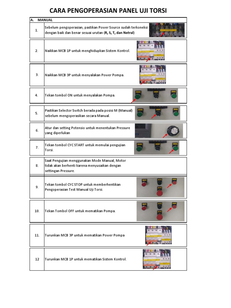 Uji Torsi Manual | PDF