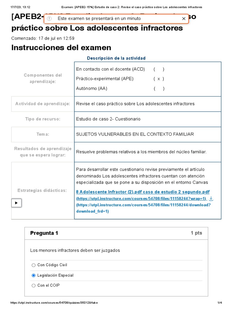 Examen - (APEB2-15%) Estudio de Caso 2 - Revise El Caso Práctico Sobre ... Examen - (APEB2-15%) Estudio de Caso 2 - Revise El Caso Práctico Sobre ...