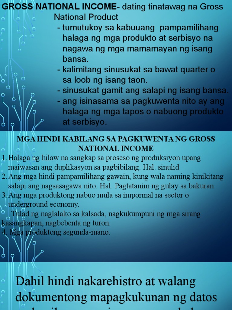 Gni GDP Ekonomiks | PDF