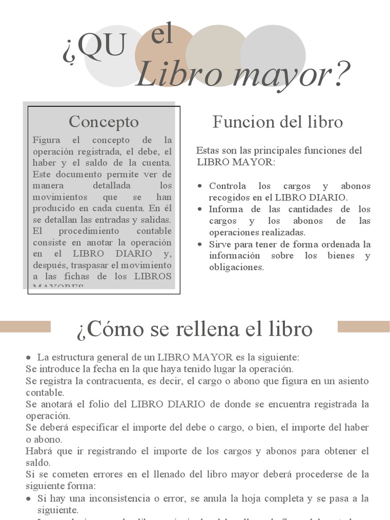 Libro Mayor | PDF