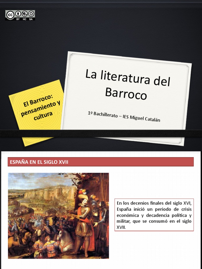 La Literatura Del Barroco Caractericc81sticas Generales | PDF | Barroco ...