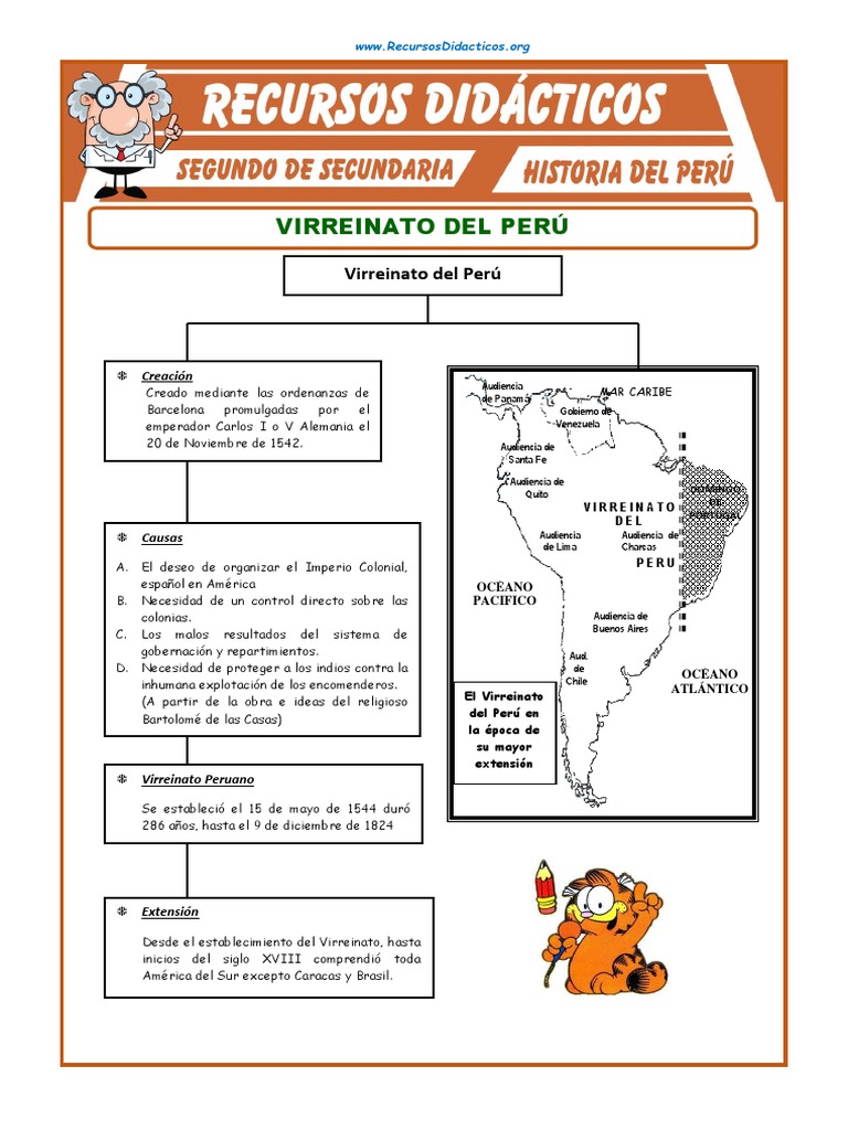 Virreinato Del Perú para Segundo Grado de Secundaria | PDF | Imperio español | Nueva españa